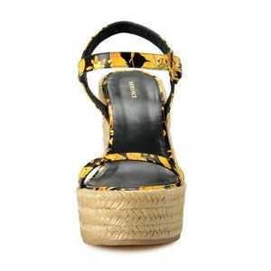 Versace | Shoes | Versace Womens Barocco Floral 0 Leather Ankle Strap ...